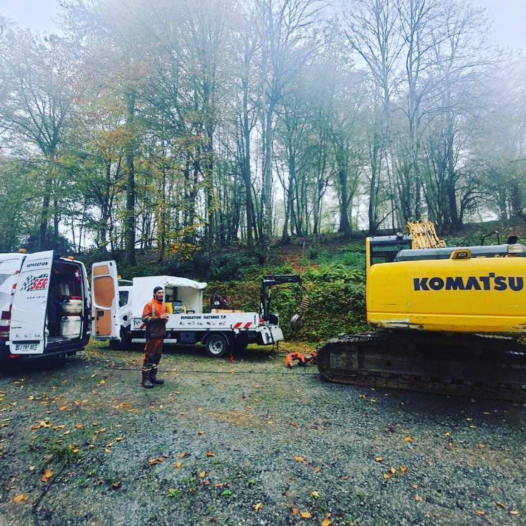 Réparation et maintenance de matériel BTP | TP Service