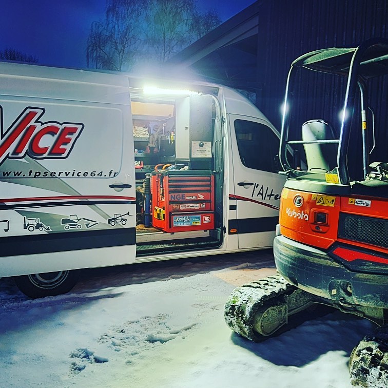Réparation et maintenance de matériel BTP | TP Service