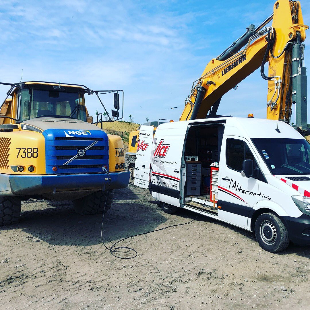 Réparation et maintenance de matériel BTP | TP Service